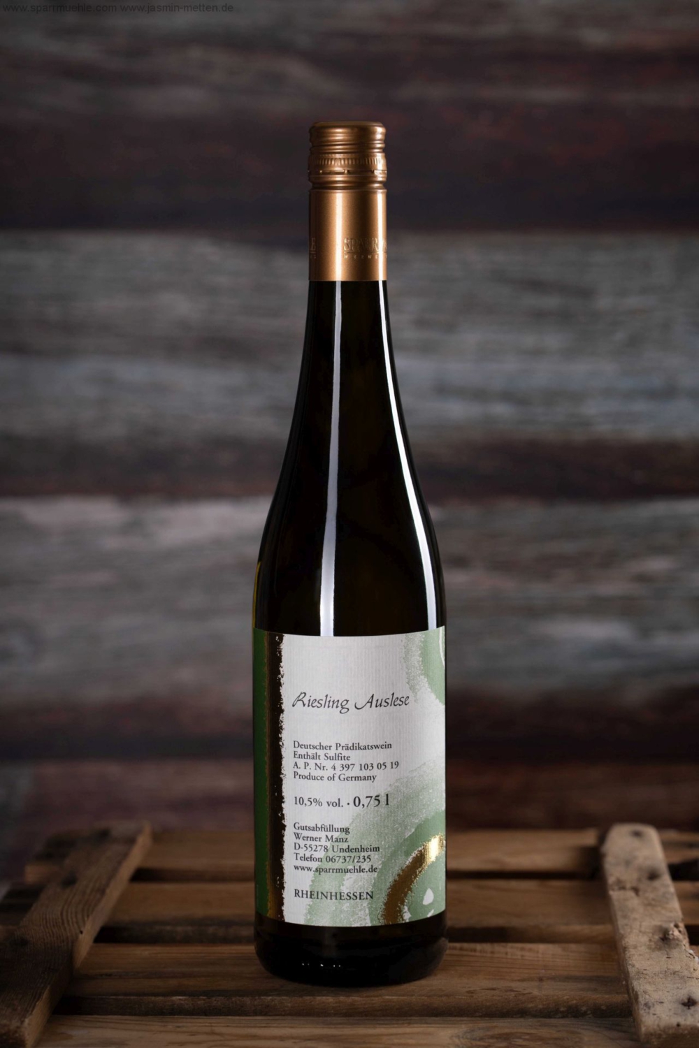 Riesling Auslese, lieblich - Sparrmühle